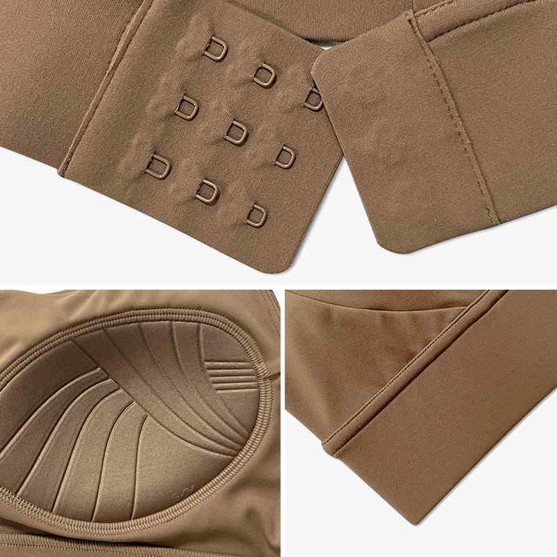 ブラジャー スポブラ レディース スポーツブラ 一体型 ハイサポート 揺れない シームレス ヨガウェア フィットネス トレーニング ジム 運動用