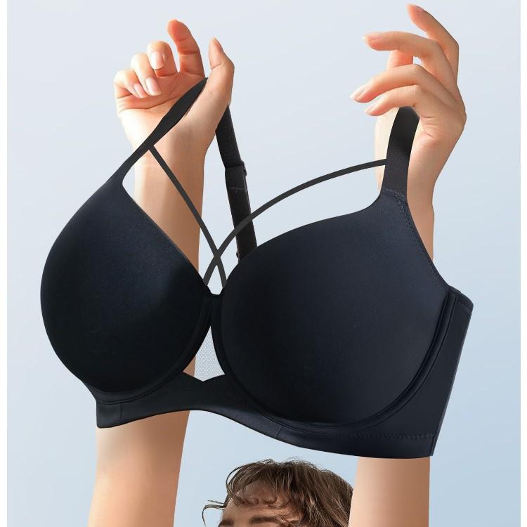 ブラジャー レディース 大きいサイズ バストアップ 脇高 補正 谷間 寄せ 上げ 薄手 無地 通気性・款式: 伝統型・面料名称: モーダル・主な素材: モーダル・裏地: ポリエステル繊維・裏地素材の含有量: 30%以下・機能: 聚拢,無痕,...
