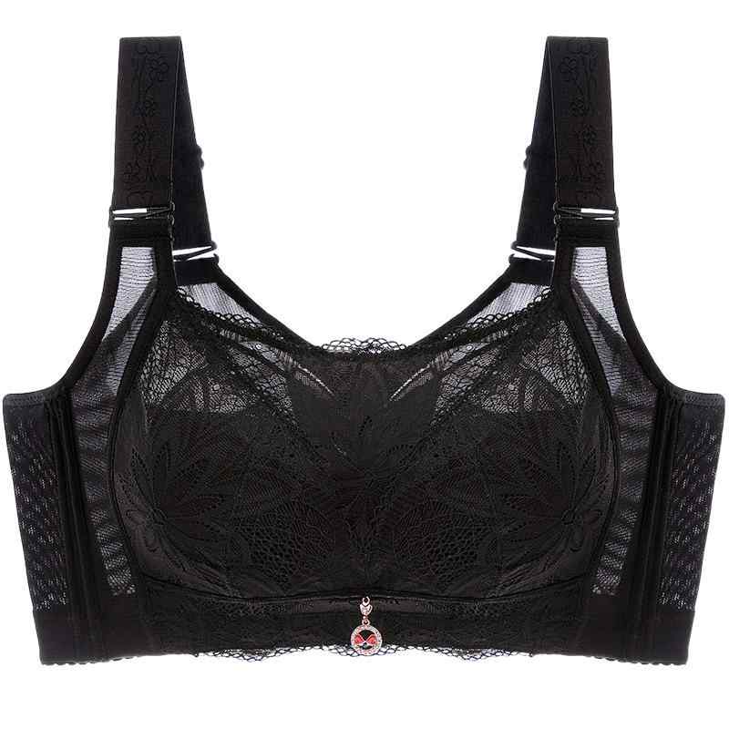 ブラジャー レディース 大きいサイズ 補正下着 7段ホック 全カップ 包み込み EFGカップ バストを小さく見せる