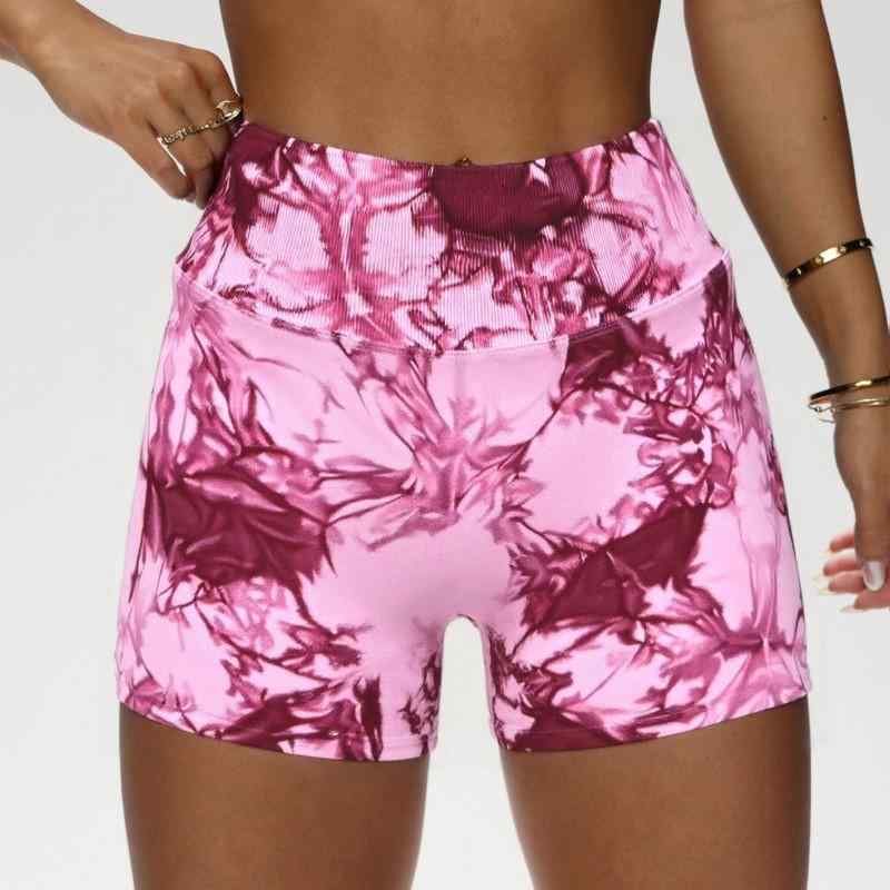 ヨガパンツ レディース ショート丈 ハイウエスト ヒップアップ スポーツ ウェア トレーニング フィットネス 伸縮性 無縫製 接触冷感