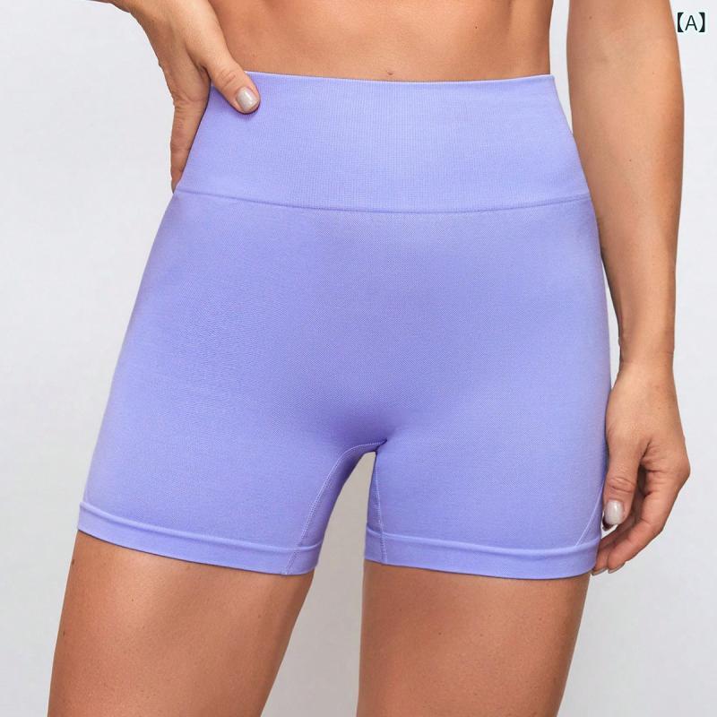 2ヨガパンツ レディース 高腰 スポーツ用 タイツ シームレス 美尻 体型カバー ランニング フィットネス ウェア ヨガ 短パン トレーニング