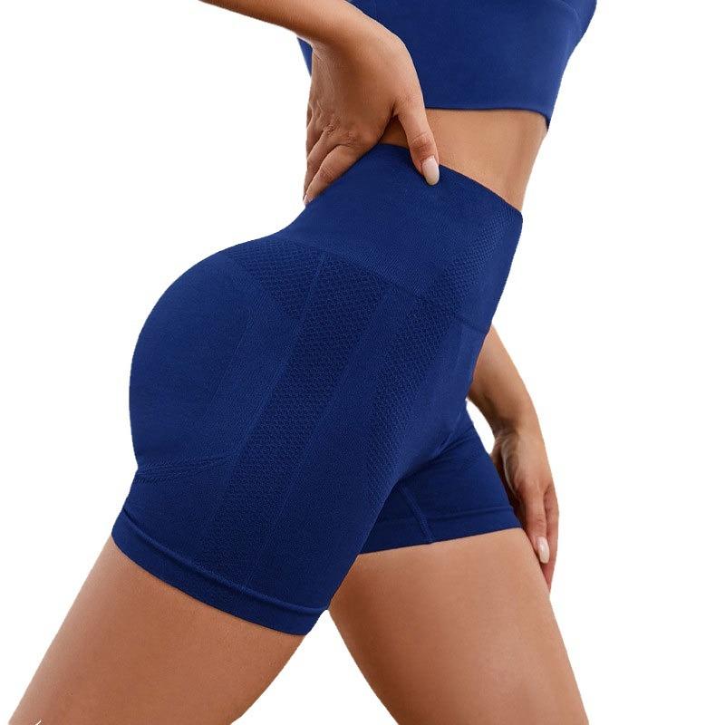 ヨガパンツ レディース 高腰 提臀 スポーツ ショートパンツ ランニング サイクル 運動 速乾 アウトドア フィットネス・素材: 錦綸90%、氨綸10%・カラー: 灰色,黒色,藏青色・パンツ丈: 10mm・ボトムス種類: 高腰三分短褲・サイ...