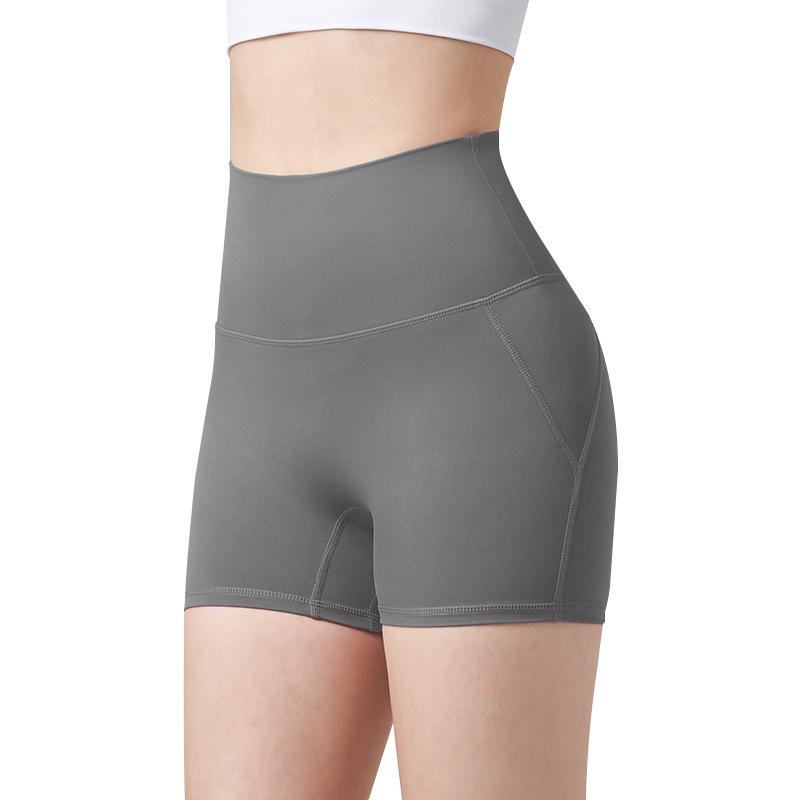 ヨガパンツ レディース ヨガショートパンツ ハイウエスト 美尻効果 シームレス タイト 吸湿速乾 ランニング サイクル スポーツ