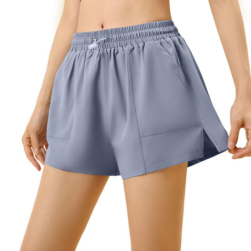 ショートパンツ レディース スポーツ 短パン ヨガウェア フィットネス 3分丈 接触冷感 伸縮性 ポケット付き ルームウェア 普段使い 薄手 動きやすい 婦人