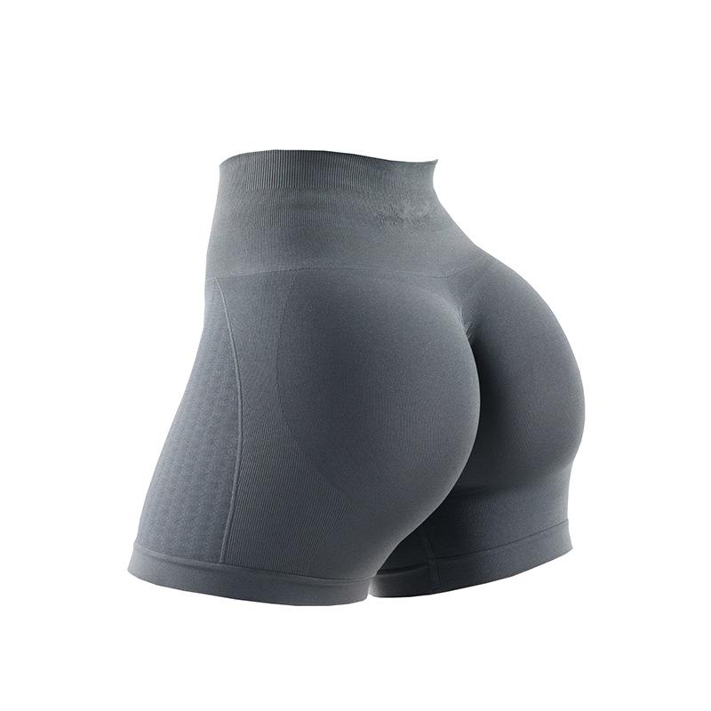 ヨガ ショートパンツ レディース シームレス 高腰 美尻 ヒップアップ スポーツ ウェア タイト 短パン 接触冷感