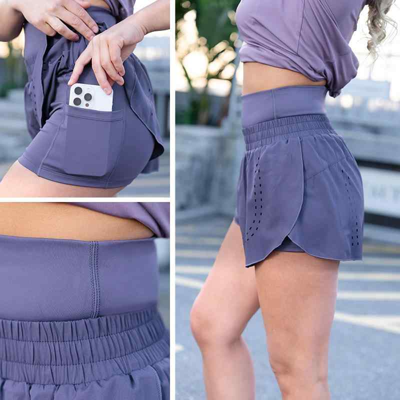 ショートパンツ レディース スポーツ 高腰 速乾 ヨガ ランニング フィットネス 腹押さえ