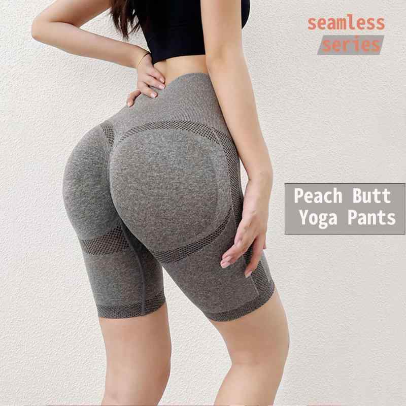 ヨガパンツ レディース 提臀 タイツ スポーツ レギンス 桃尻 美尻 五分丈 無縫製 伸縮性 吸汗速乾