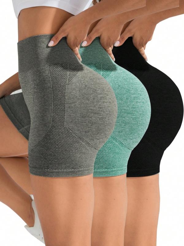 2ヨガパンツ レディース 提臀効果 高腰 ランニング スポーツ ショートパンツ ストレッチ 伸縮性 無縫 運動 健身 美尻 ヒップアップ