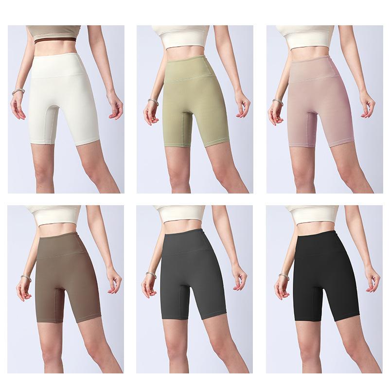 ヨガパンツ レディース 高腰 スポーツ ショートパンツ 5分丈 桃尻 ヒップアップ 腹部コントロール トレーニング フィットネス 伸縮性 速乾性 アクティブウェア・機能: シェイプアップ・素材: 錦綸（ナイロン）・素材構成: 錦綸（ナイロン...
