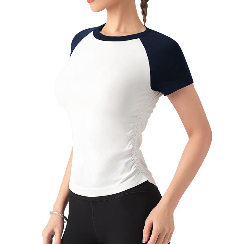 トップス レディース 半袖 透湿性 スポーツ ランニング ヨガ ウェア フィットネス トレーニング 接触冷感