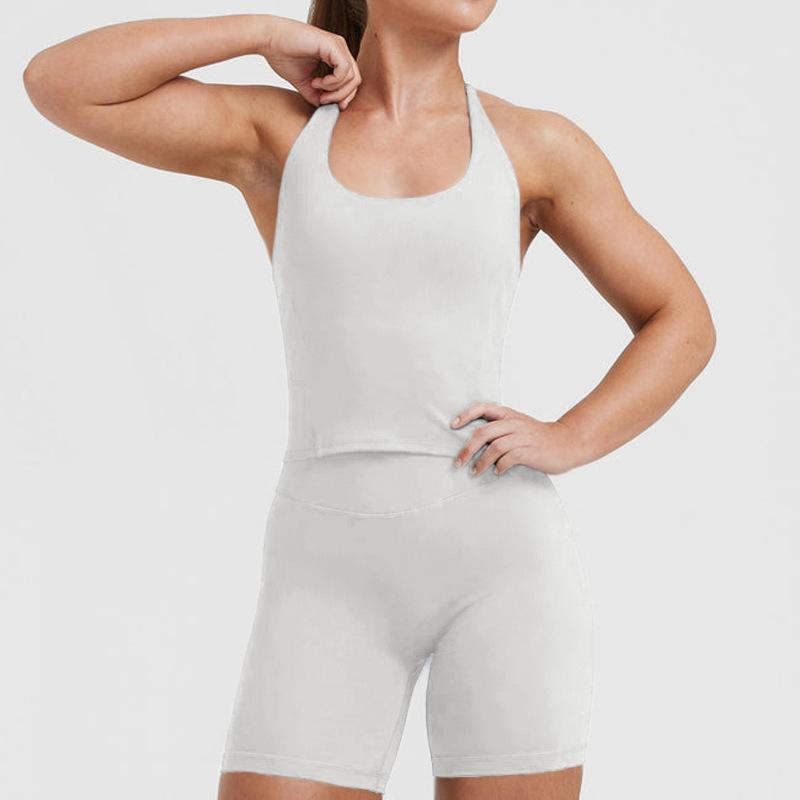 ヨガ トップス レディース 速乾 スポーツブラ付き Uネック トレーニング ウェア フィットネス ジム ランニング