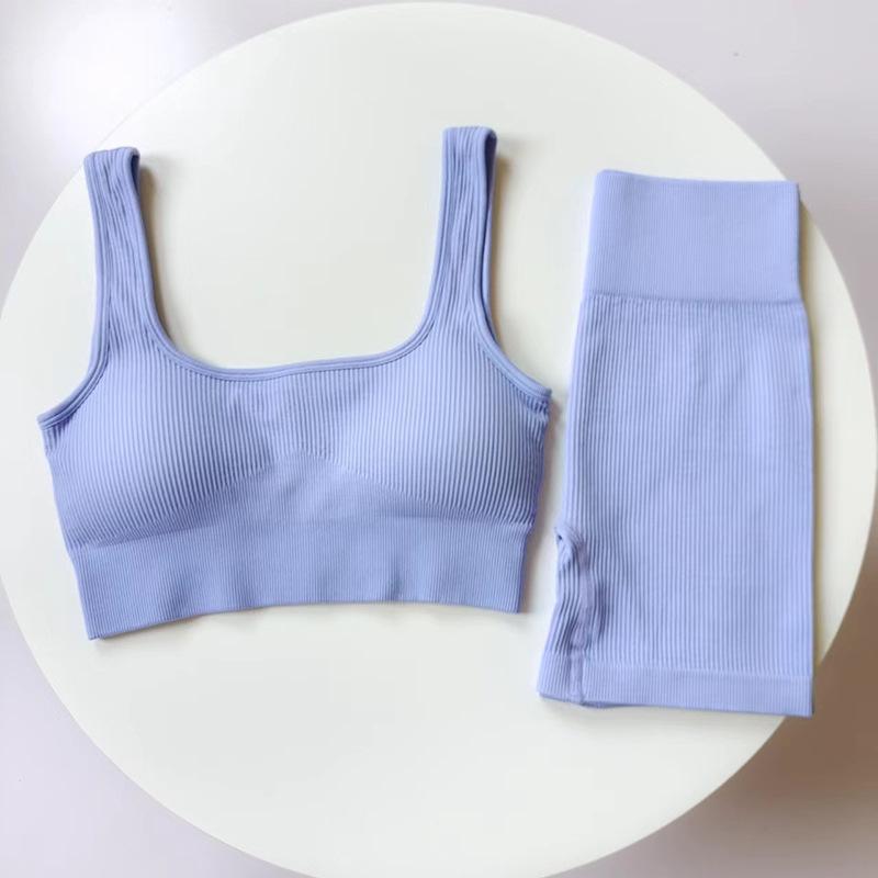 ヨガウェア レディース スポーツウェア 上下セット 速乾 運動着 ヨガ タンクトップ タイツ スパッツ ハイウエスト