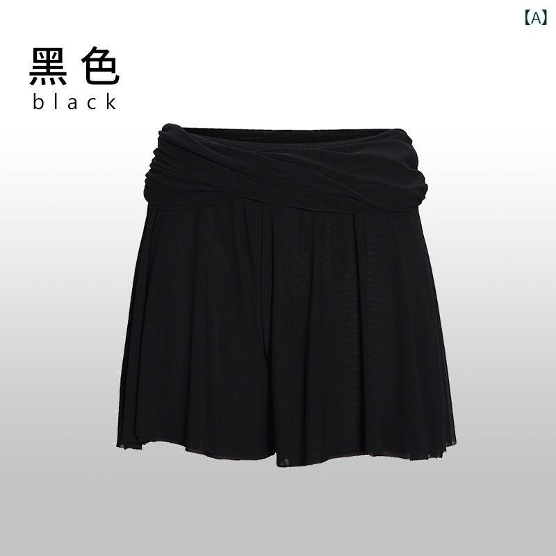 スカート レディース バレエ風 高腰 ナイロン チュール チュールスカート スポーツ 運動着 普段使い おしゃれ かわいい ファッション カジュアル ショートスカート パンツ付き・製品カテゴリ: 短パン・機能: 通気性・柄: 無地・誤差範囲...