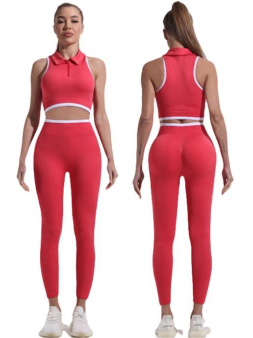 ヨガウェア レディース スポーツブラ ランニングブラ シームレス ジップアップ トレーニングウェア レギンス 上下セット アウトドア フィットネス 伸縮性 吸湿速乾