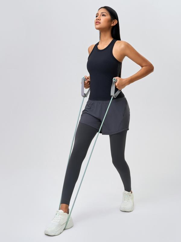 ヨガウェア レディース ノースリーブ トップス パッド付き スリム スポーツ ウェア トレーニング ランニング フィットネス 吸湿