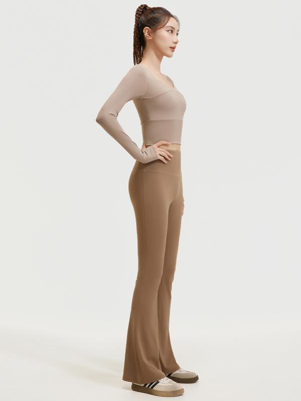 ヨガウェア セットアップ レディース 高腰 スポーツウェア トレーニングウェア 裸感 無痕 細見え 伸縮性 吸湿 速乾 快適 フィットネス ジム