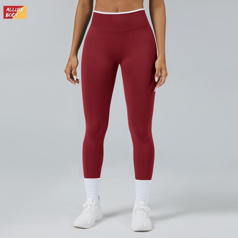 ヨガパンツ レディース スポーツ ランニング レギンス 無縫製 ハイウエスト ヒップアップ ロング丈 速乾 伸縮性 アウトドア フィットネス トレーニング