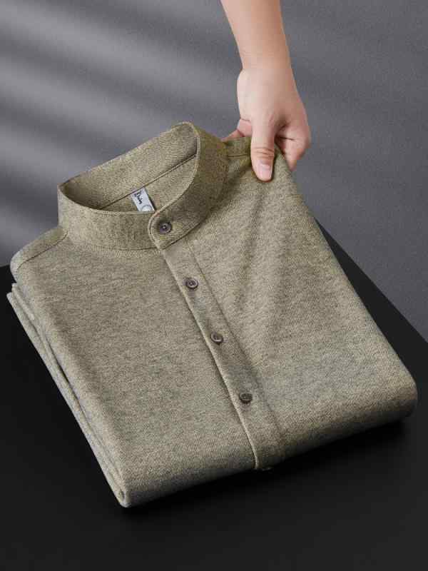 シャツ メンズ 男性用 長袖 起毛 ネルシャツ 冬 暖かい 防寒 スリム レギュラーカラー カジュアル トップス