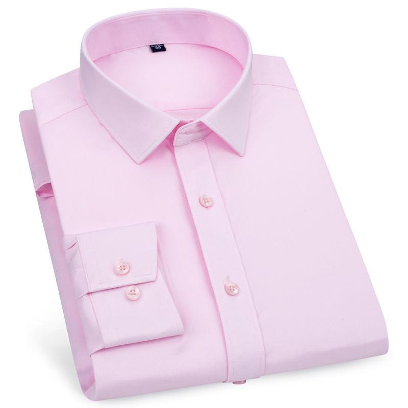 シャツ メンズ 男性用 長袖 ビジネス オフィス フォーマル 白シャツ 形態安定 多色