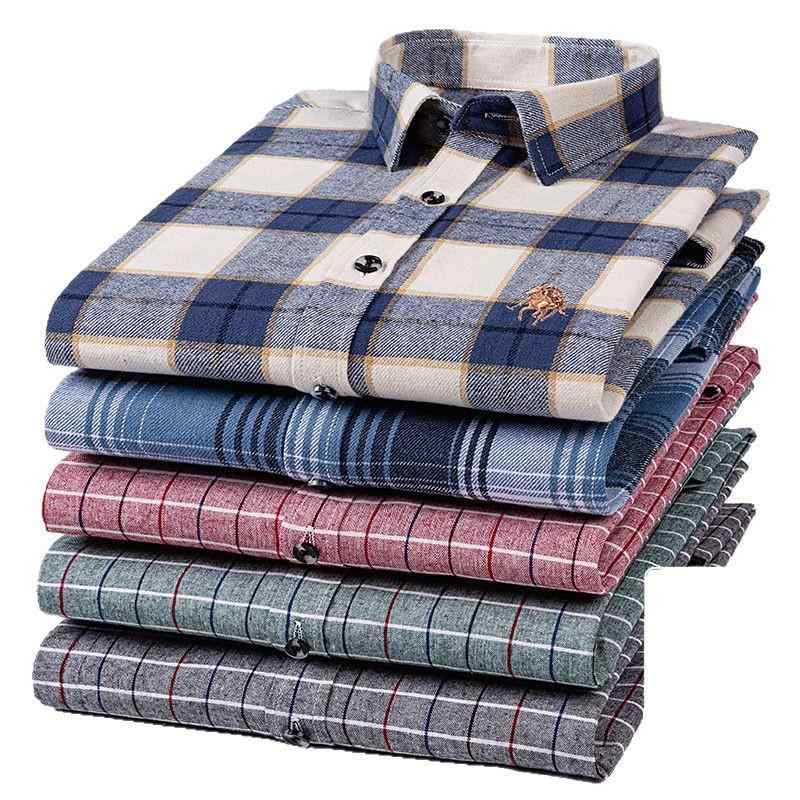 シャツ メンズ 男性用 長袖 コットン ネルシャツ 格子柄 トップス ビジネス カジュアル 普段使い フォーマル 吸湿性 通気性・素材: 綿・素材機能: 防しわ.耐摩耗.アイロン不要・スタイル: 軽熟カジュアル・タイプ: カーディガン・フィ...