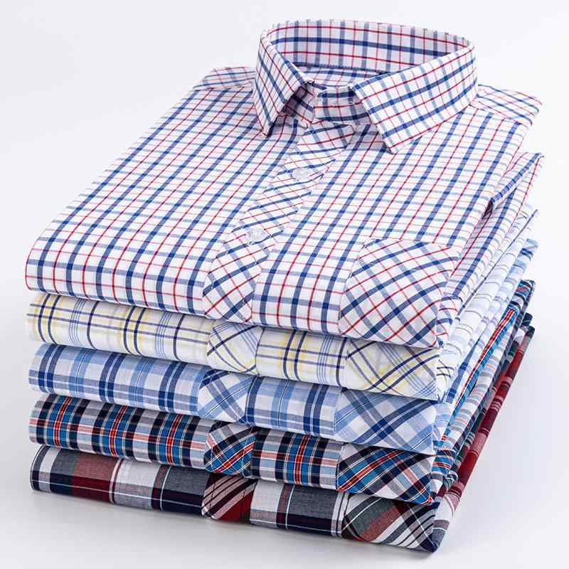 シャツ メンズ 男性用 薄手 半袖 コットン 格子柄 カジュアルシャツ トップス 綿 アロハシャツ・素材: 綿・スタイル: 軽熟カジュアル・タイプ: 開衫・フィット: 修身型・襟の形: 翻领・袖丈: 半袖・柄: 格子・厚さ: 薄手・ディテー...