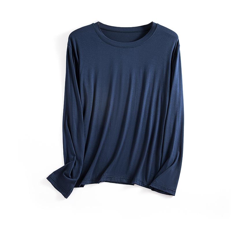 Tシャツ メンズ 男性用 春物 薄手 無地 部屋着 普段使い リラックス ゆったり 大きめサイズ 体型カバー インナー