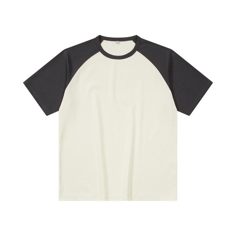 Tシャツ 男性用 日本配色 切り替え トップス レトロ 配色 半袖 普段使い 部屋着 かわいい・スタイル: レトロ・主な素材: 綿・対象: 若者・袖丈: 半袖・ネックライン: クルーネック・・カラー: カーキ, アプリコット, ホワイト, ...