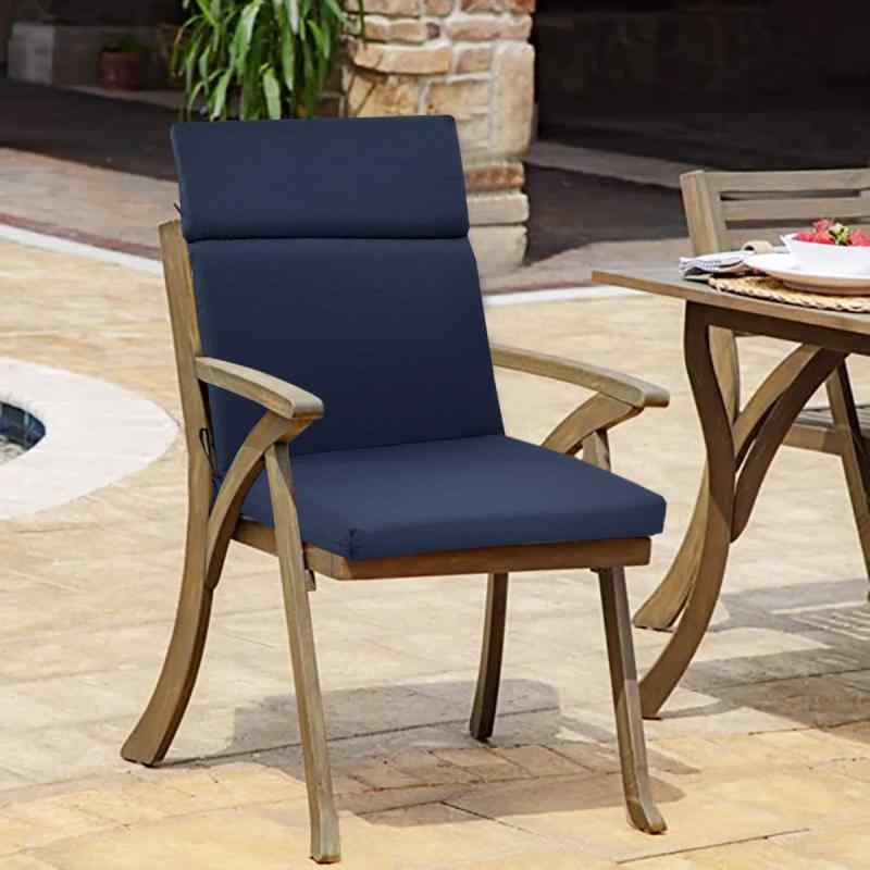 2座布団 クッション チェアパッド 高反発 防水 紫外線カット 連結 厚手 高密度 椅子用 快適 アウトドア インドア