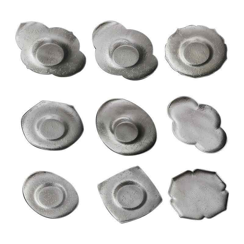 茶托 茶托 金属製 茶托 茶道 アクセサリー 滑り止め