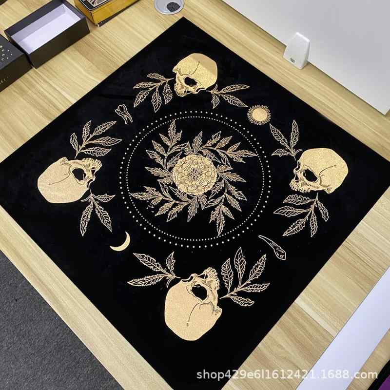 タロットカード マット タロットクロス 占い 部屋 飾り・製品カテゴリ: テーブルクロス・形状: 正方形・カラー: The Naked Heart Tarot Divination Cloth・機能: 美化装飾・スタイル: 北欧・カテゴリ:...