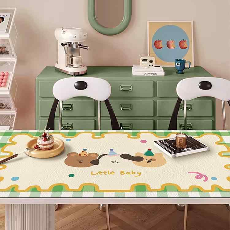 テーブルマット リビング 防水 防油 撥水 滑り止め 拭ける おしゃれ 無地 耐熱 傷防止 デスクマット ダイニング キッチン 家具保護