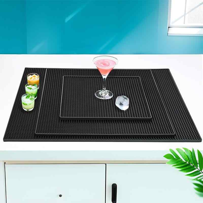 バーマット PVC製 卓上 カウンター 断熱マット コーヒー ティー 滑り止め ドリップマット