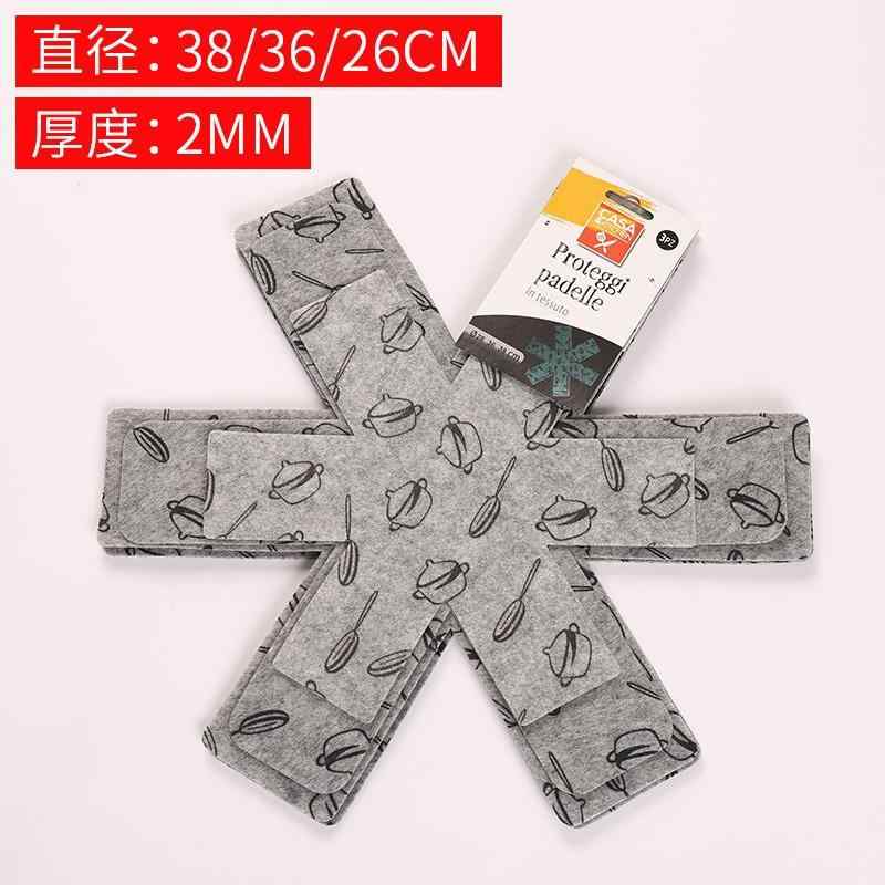 鍋敷き 不織布 キッチン 鍋 フライパン 炊飯器 絶縁 パッド 仕切り フェルト