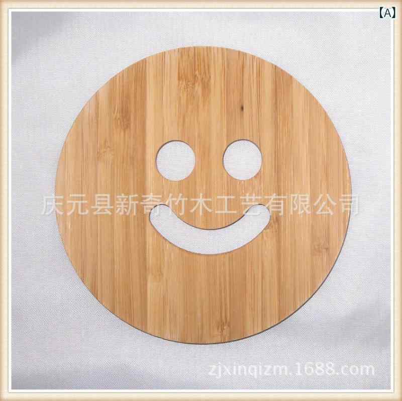 コースター かわいい 竹製 木製 断熱 滑り止め 花柄 卓上用品