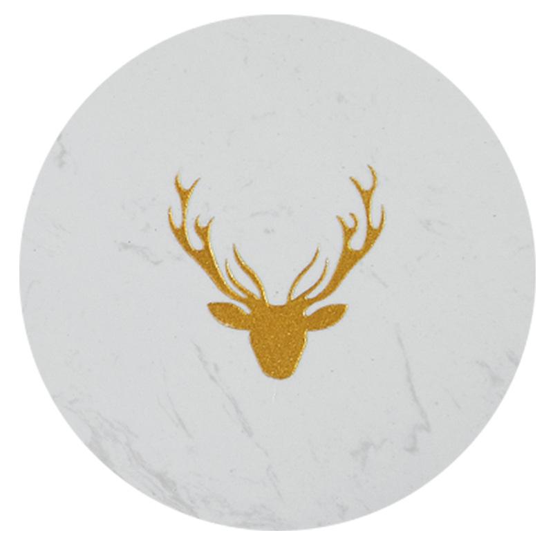 コースター 大理石 ランチョンマット 断熱マット 鍋敷き ジュエリー置き トレー かわいい 北欧風 カフェ