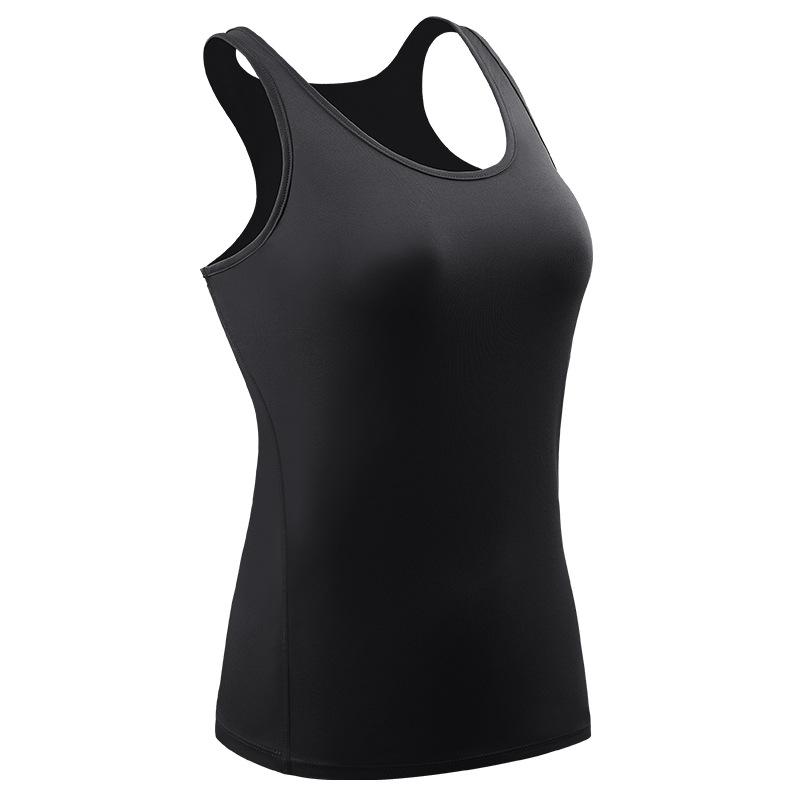 タンクトップ レディース ヨガ スポーツ インナー ウェア ストレッチ ノースリーブ スリム ランニング トップス トレーニング 接触冷感 吸湿速乾