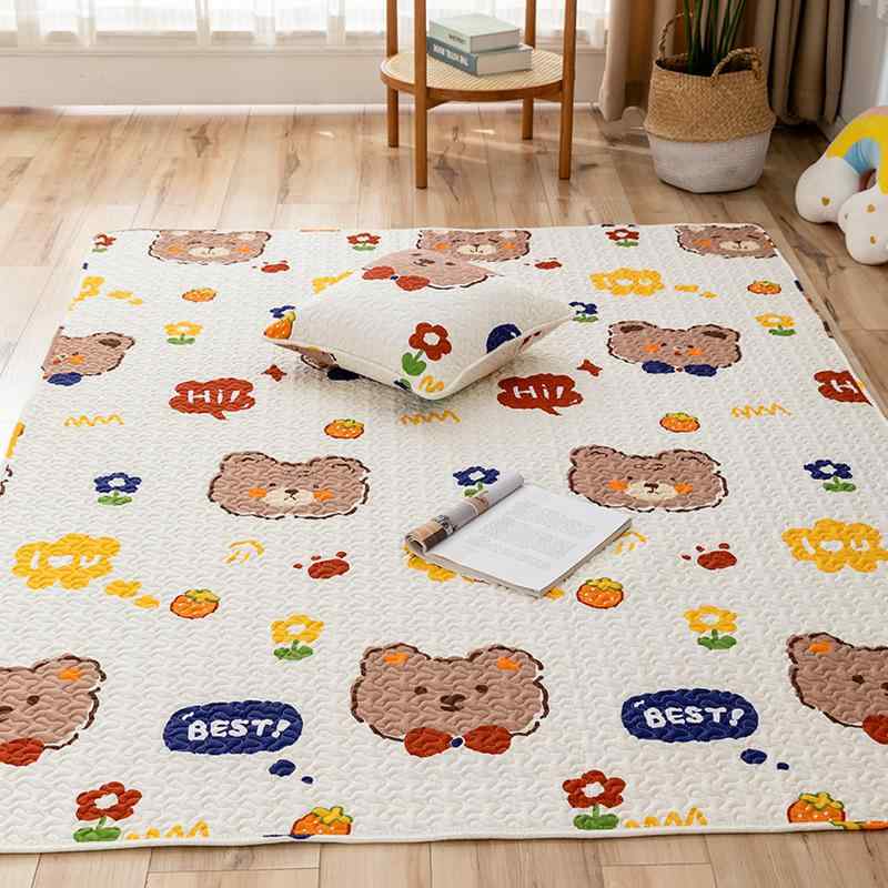 ベビー プレイマット 綿 子供 部屋 リビング 家庭用 フロアマット 畳 窓 接触冷感