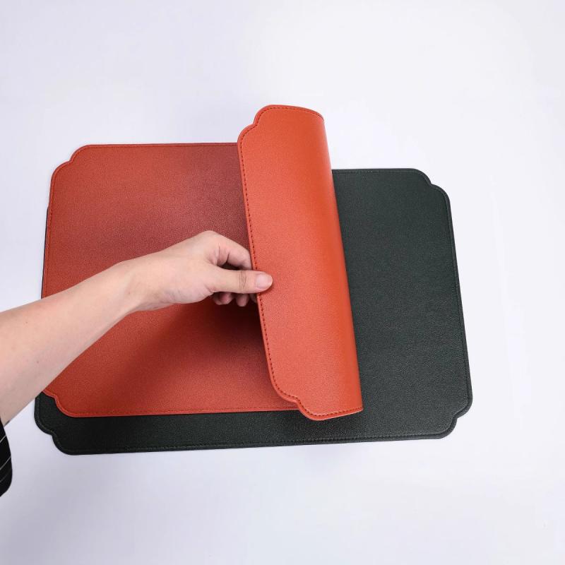 ランチョンマット レザー ランチョンマット 防水 撥水 耐熱 厚手 プレースマット テーブルマット ホテル レストラン 西洋料理 ディナー 豪華感