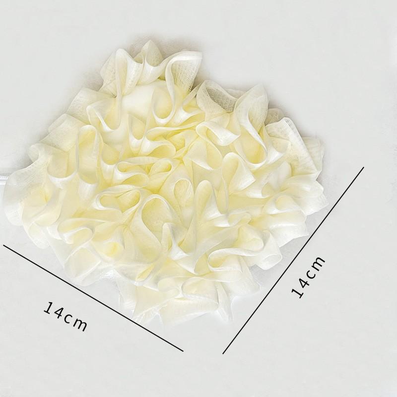 ボディタオル 浴用タオル 石鹸 包み込み 泡立ち ゆったり 両面 垢すり・カテゴリ: 浴球/浴擦/浴花・素材: PE 超细纤维・対象: 通用・カラー: 米色