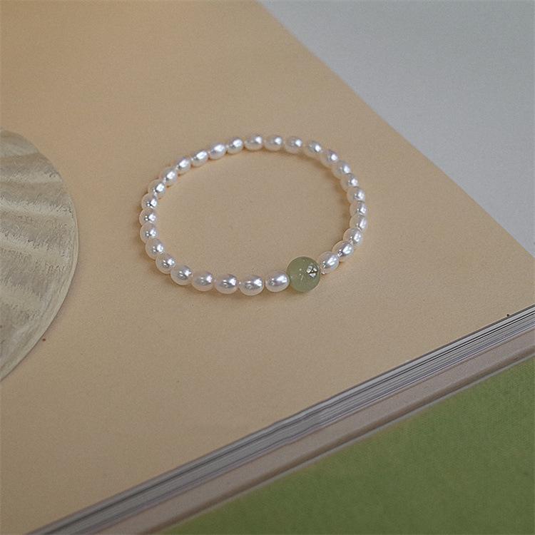 ブレスレット レディース 女性用 和田玉 パール 手串 上品 エレガント アクセサリー ジュエリー・素材: 珍珠.和田玉・対象: 女式・デザイン: 几何型・カラー: 纯色珍珠款.和田玉款・流行要素: 無・製品カテゴリ: 手饰・分類: 無