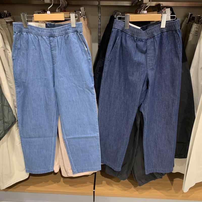 デニム レディース デニムパンツ ジーンズ ジーパン 伸縮性 ウォッシュ加工 普段使い リラックス ゆったり 春秋冬