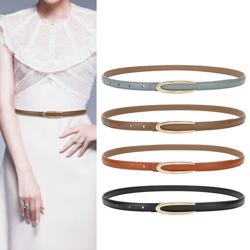 ベルト レディース 女性用 牛革 スカート スーツ シャツ ウエストマーク ピンバックル 細ベルト 韓国 デニム ジーンズ・素材: 真皮・皮質: 二層牛皮・バックル素材: 合金・バックル固定方式: ピンバックル・デザイン: 楕円・カラー: ...