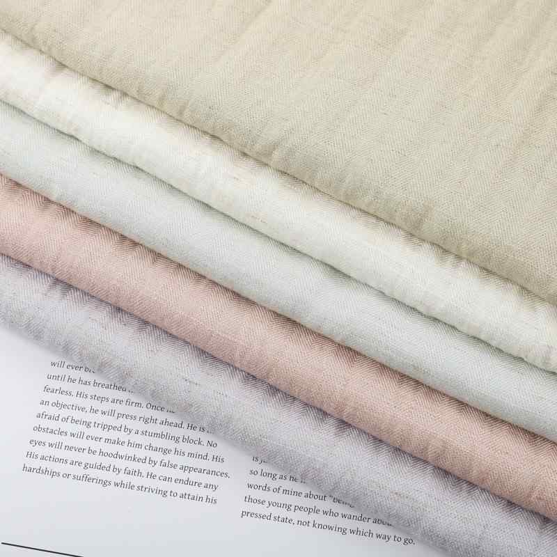 2ワンピース レディース 春夏 薄手 無地 人字麻 リネン 混紡 織り シャツ 小衫 布地 普段使い かわいい