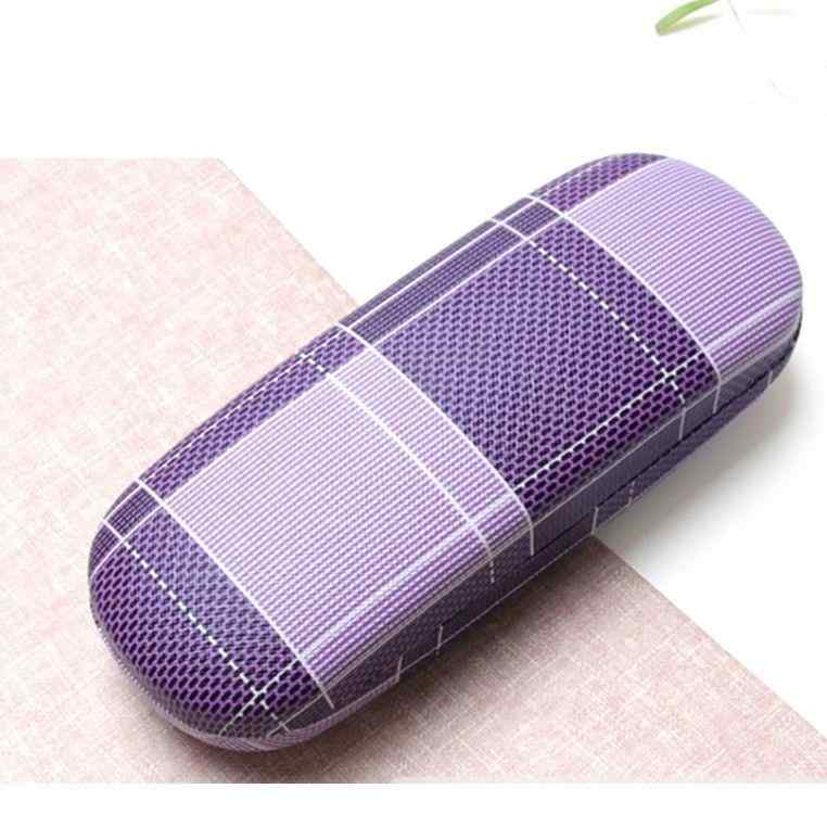 メガネケース 男女兼用 携帯用 潰れにくい ハードケース シンプル おしゃれ 高級感 近視メガネ サングラス・素材: 塑料・カラー: ブルー, グレー, ブラウン, パープル