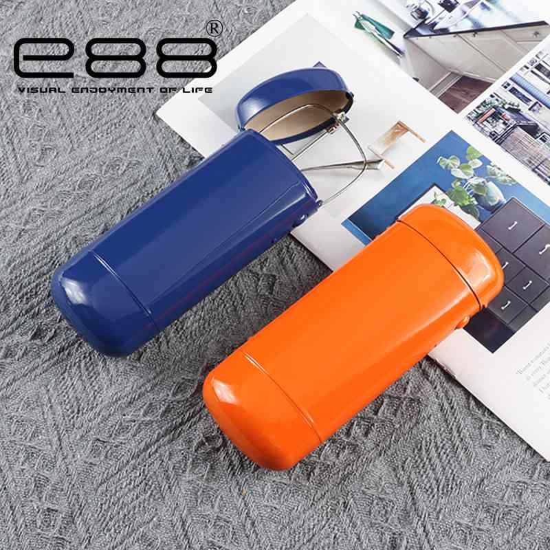 メガネケース 金属製 ポータブル 携帯用 小型 老眼鏡 近視眼鏡 収納ケース 耐圧 カラー カスタム