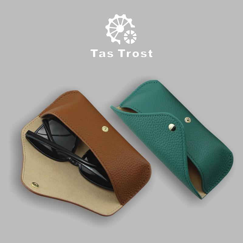 2メガネケース メンズ 男性用 本革 牛革 レザー 携帯 持ち運び 収納 サングラスケース 高級感 無地 シンプル おしゃれ レディース 女性用 ストラップ付き 落下防止