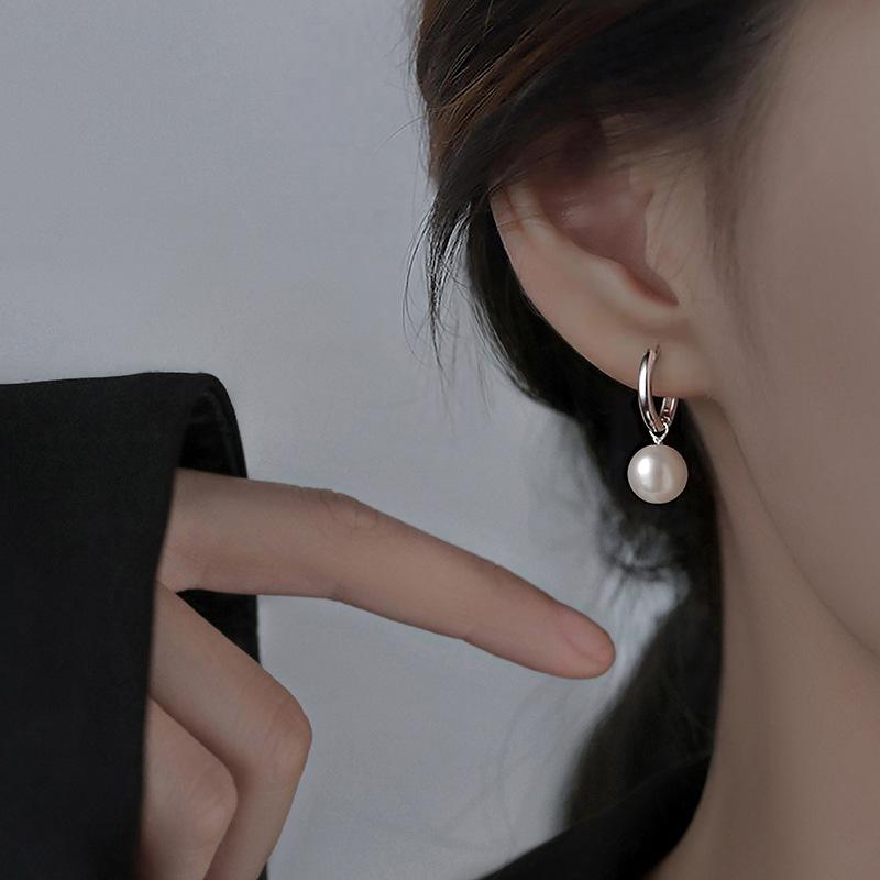 ピアス レディース シルバー999 ジルコニア パール 小さめ イヤリング 豪華感 アクセサリー