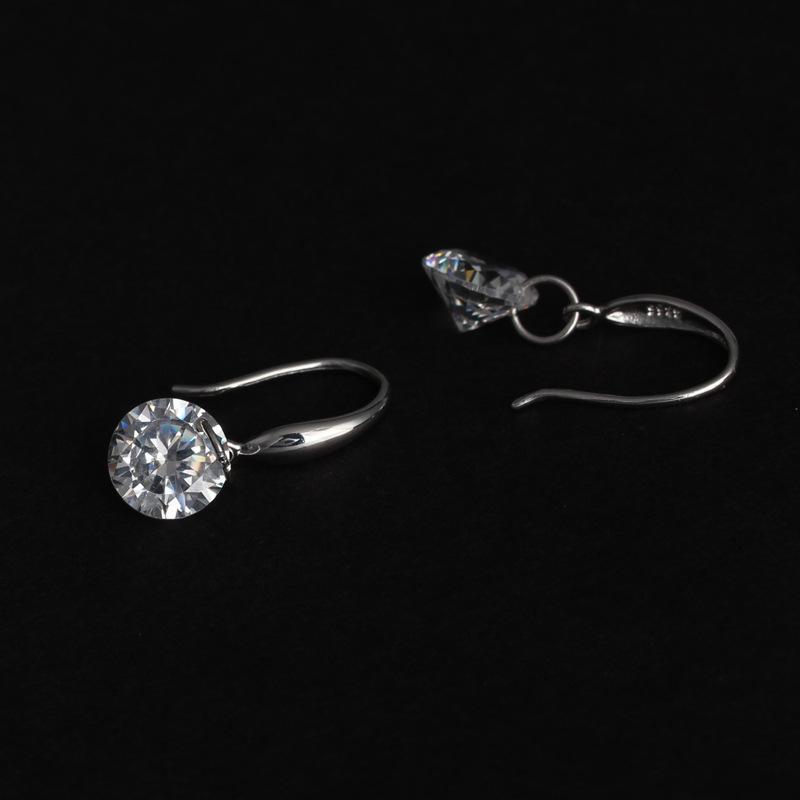 アクセサリー レディース シルバー925 ジルコニア 9mm ピアス 韓国 イヤリング 超キラキラ かわいい 上品