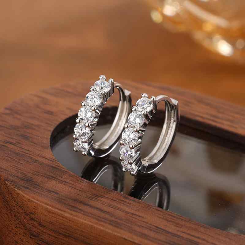 ピアス レディース シルバー925 満点 ジルコニア 大ぶり フープピアス イヤリング シンプル 電気メッキ加工 パーティー・造型: 幾何型・処理工芸: 鑲ジルコニア・色: 白ゴールド-円形イヤリング・度: 925銀・流行要素: 排鑽・スタ...