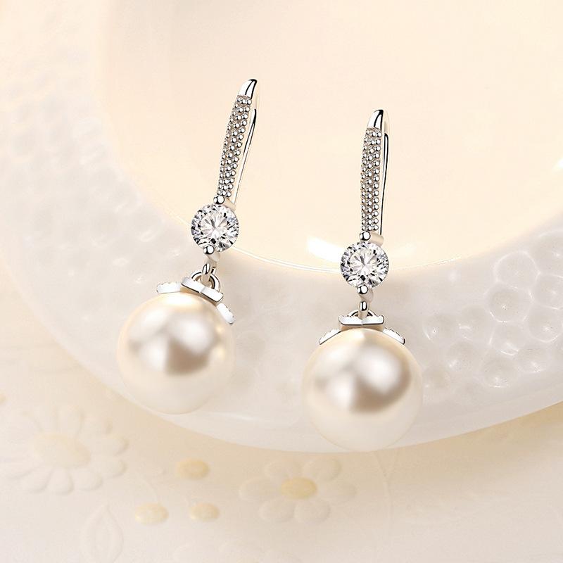 ピアス レディース シルバー925 貝パール イヤリング 女性用 個性的 豪華感 アクセサリー 耳飾り ドロップ